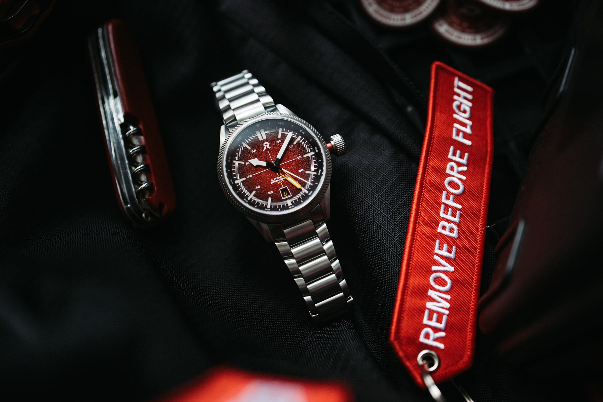 RZE Fortitude GMT Miyota 9075 Pre-Order Open $649.00 _$699.00 Titanium ...