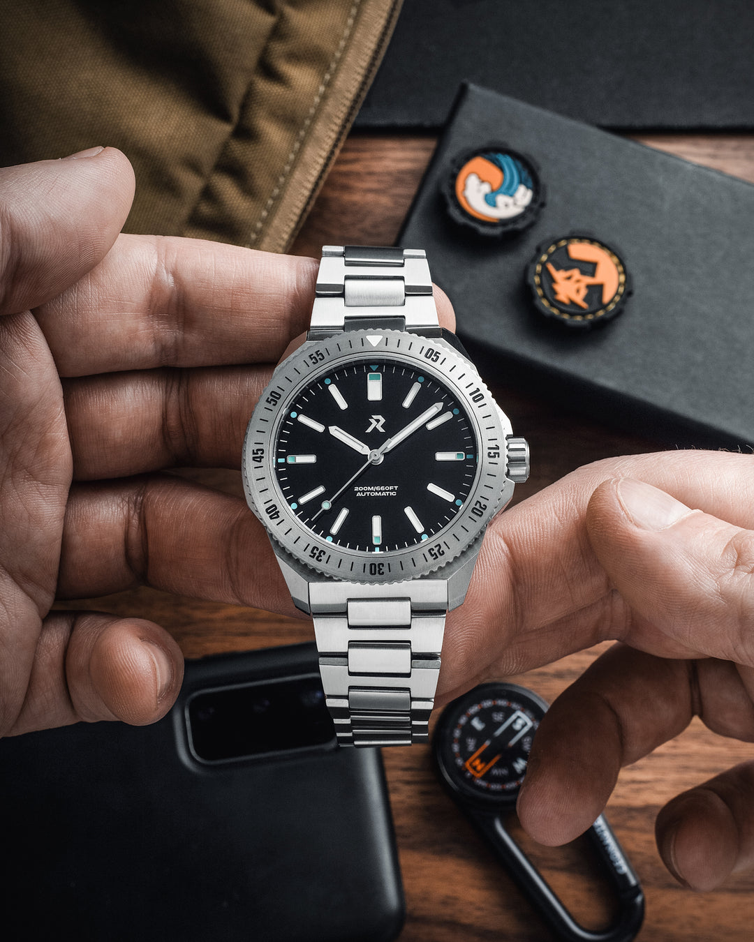 RZE Endeavour Titanium Dive Watch – RZE Watches